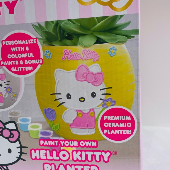 Sanrio | Art | Hello Kitty Planter Paint Your Own 4 | Poshmark
